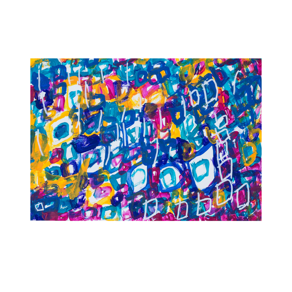102-Gavin Moore-Happy squares – Bayley Arts